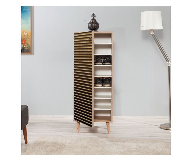 Pantofar Evelyn, Stejar Sonoma, 50 x 135 x 38 cm - Vivre