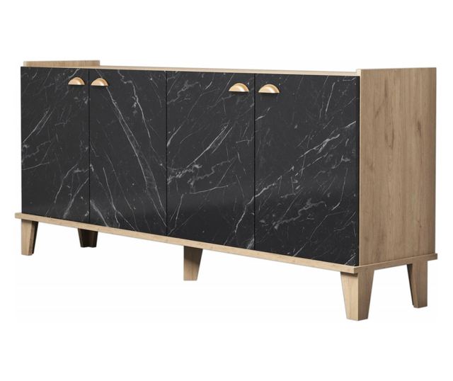 Comoda Living Sumer H3030, Stejar / Marmura - Vivre