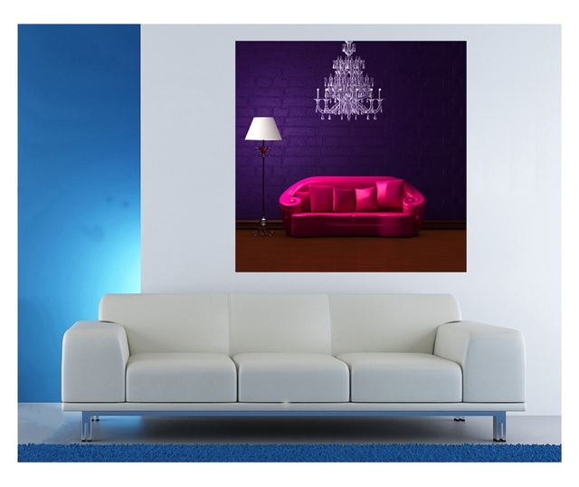 Laminált öntapadó tapéta Luxusbelső3D11 - 150 x 150 cm - Deko Interior ...