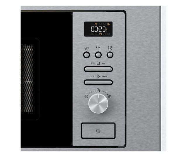 Микровълнова печка с грил Gorenje BM201AG1X, За вграждане, Обем 20л ...