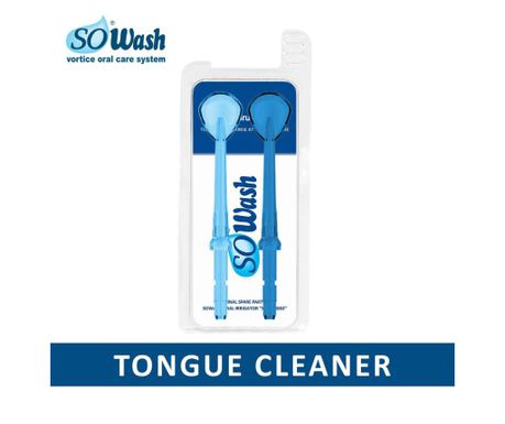 Комплект 2 накрайника So Wash Tongue Clean за почистване на езика, за ...