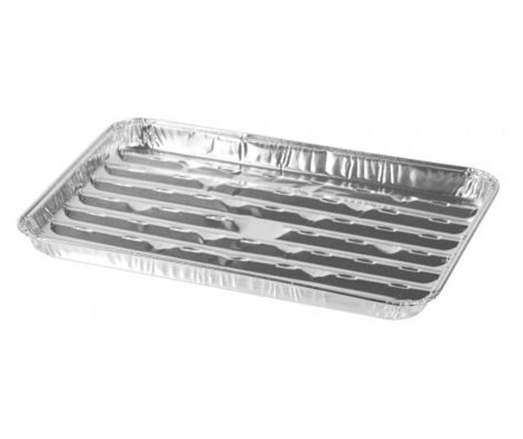 Tava aluminiu de unica folosinta, dreptunghiulara, pentru gratar ...