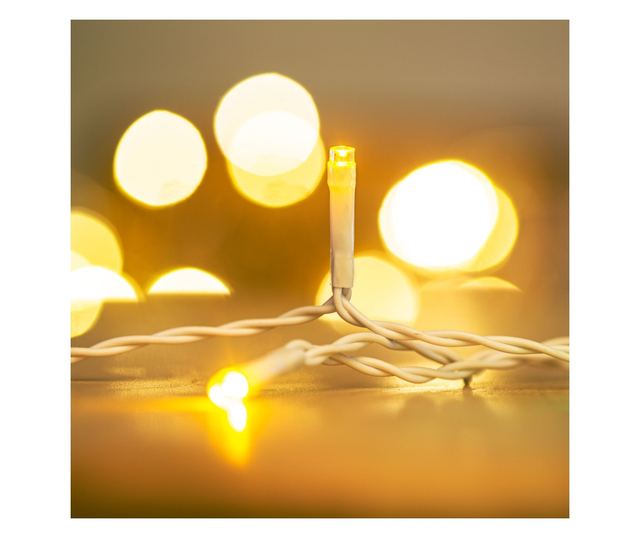 Sir luminos – 50 LED – топло бяло – захранване от мрежата – 5 m – 8 ...