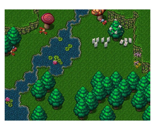 RPG Maker MV - Wonderland Forest Tileset - Vivre