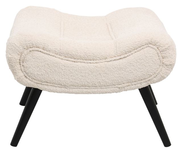 Табуретка Кемба букле HM9606.06 цвят екрю - Vivre