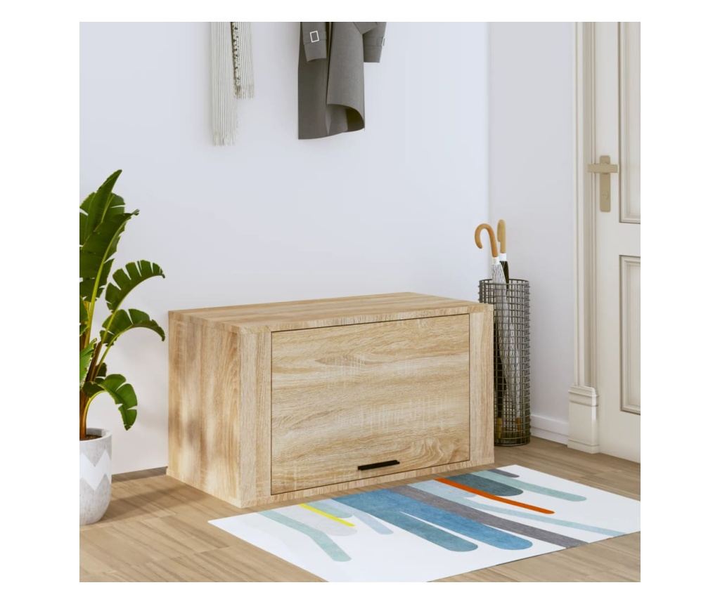 Pantofar de perete, stejar sonoma, 70x35x38 cm, lemn prelucrat - Vivre