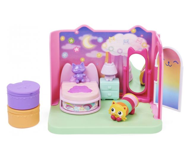 Gabby's Dollhouse GDH PYS Deluxe Room Bedroom GML Dormitor casă de ...