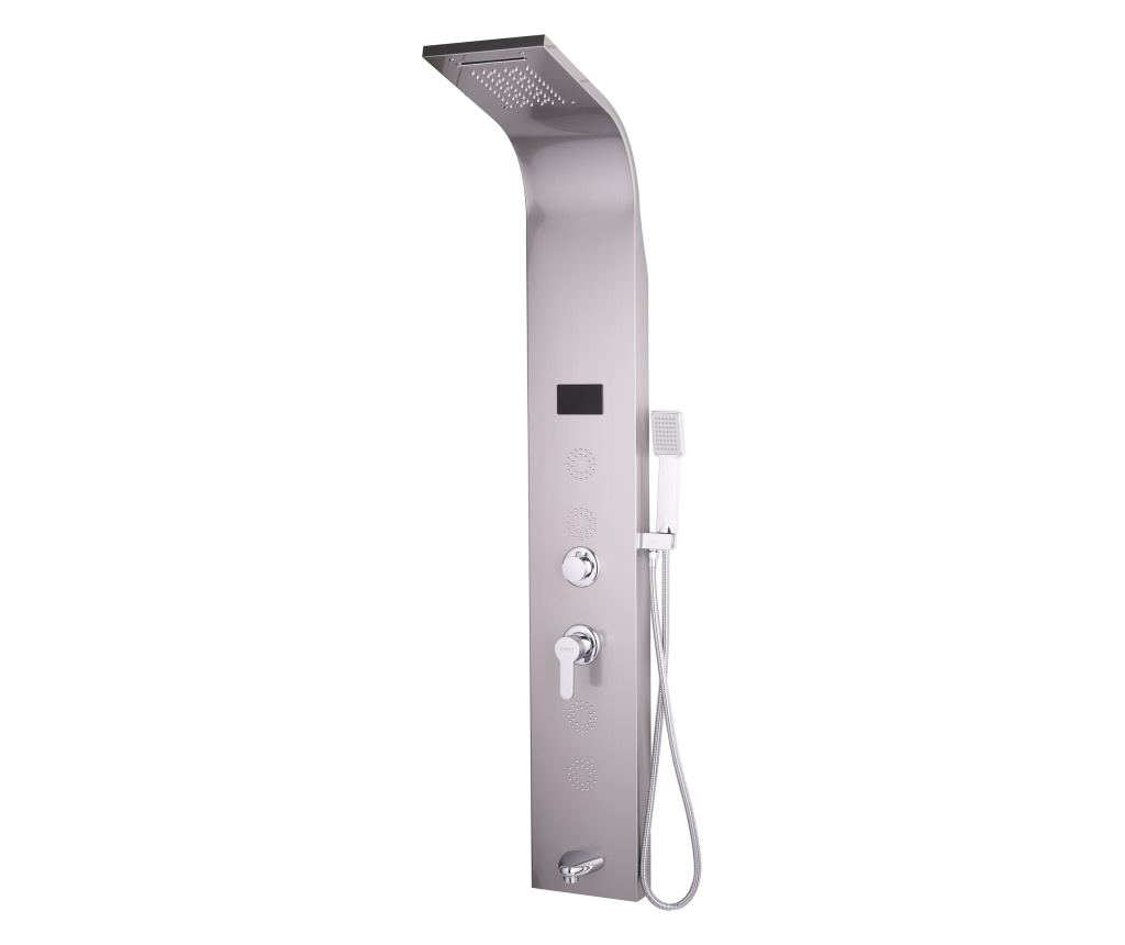 Panou dus TRENDY’S,cu hidromasaj inox 5 functii Digital Thermo,gri ...