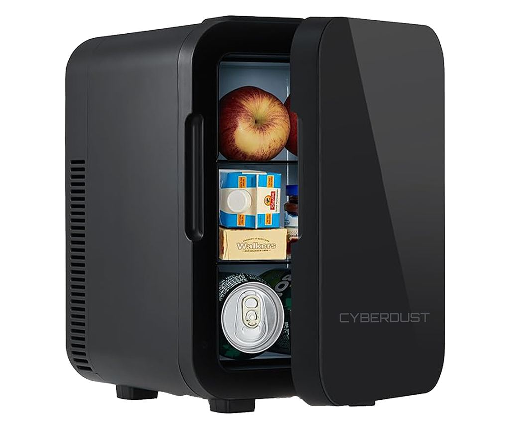 Mini Figider Ecocool CYBERDUST, Negru, 8L, Portabil, Termo-Electric ...