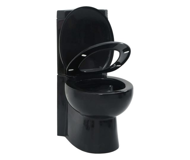 Керамичен моноблок, ъглов, черен - Vivre