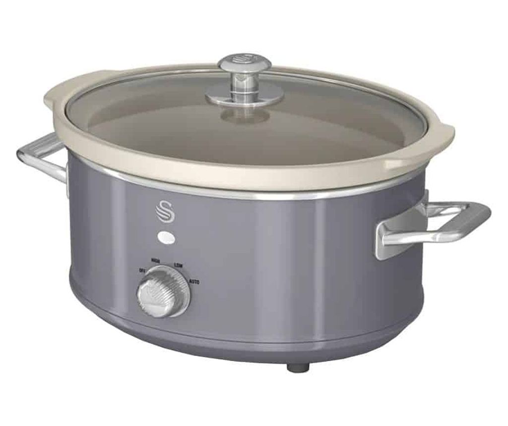Swan Ретро Сив Slow Cooker, 3.5 литра, 200W - Vivre