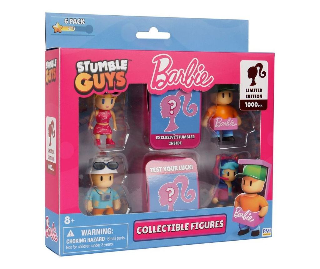 Stumble Guys X Barbie - Figures 6 Pack Deluxe Box - Vivre