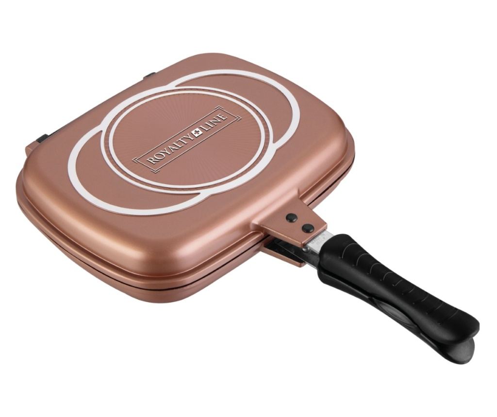 Tigaie grill dubla 34 cm, doubletta, Royalty Line RL-DF34M - culoare ...