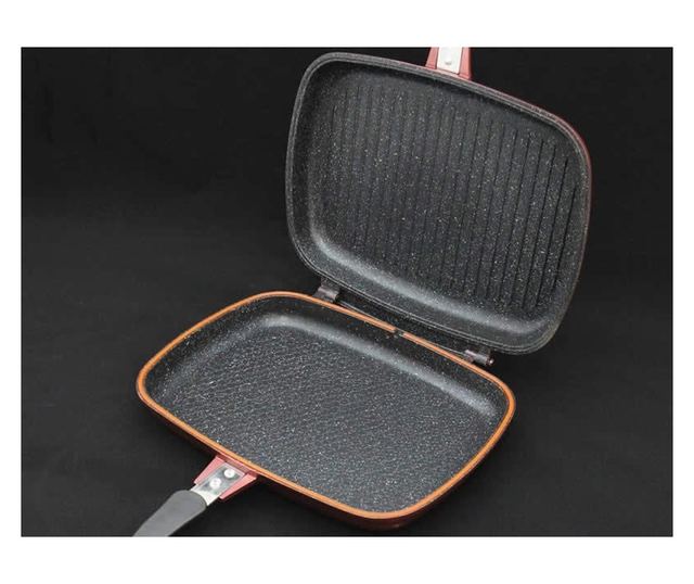 Tigaie grill dubla 34 cm, doubletta, Royalty Line RL-DF34M - culoare ...