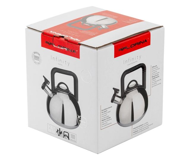 Ceainic Infinity, inox, 2.5 litri - Vivre