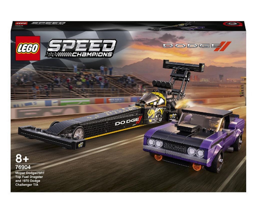 LEGO Speed Champions - Mopar Dodge//SRT Top Fuel Dragster si Dodge ...