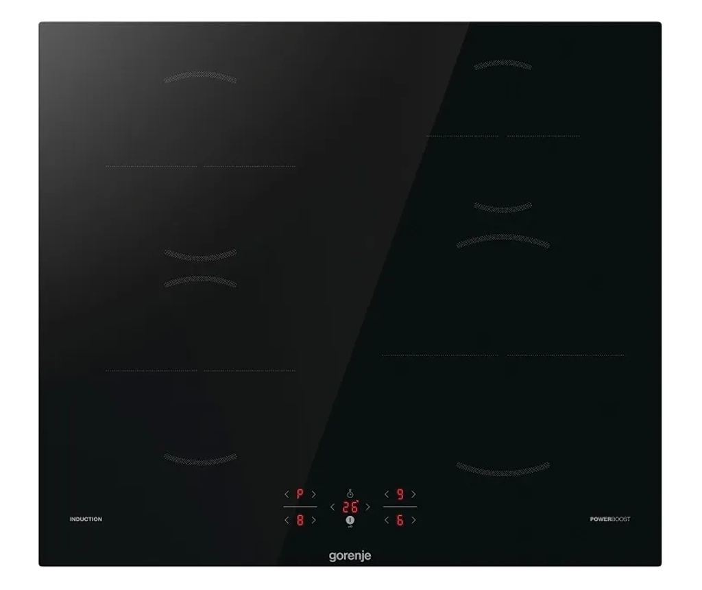 Gorenje GI6401BSCE Вграден индукционен плот с 4 зони, 7000 W - Черен ...