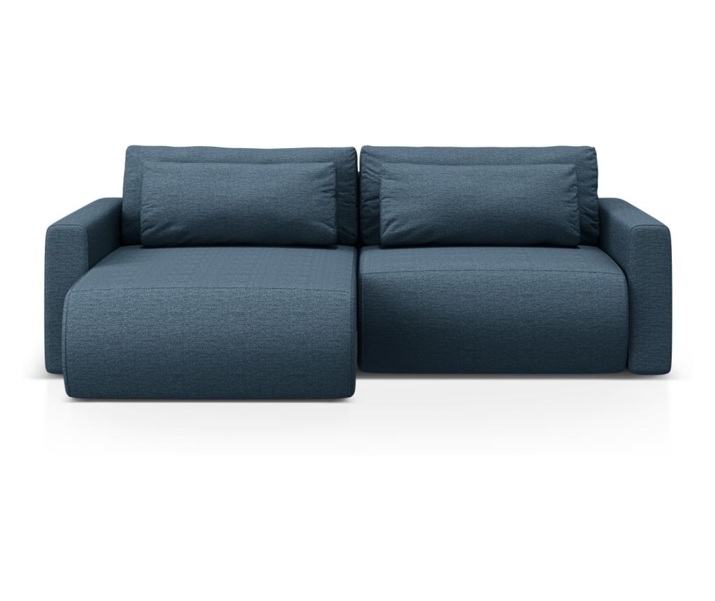 Разтегателен ъглов диван Cosmopolitan Design Belfast Blue - Vivre